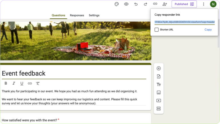 Free Google Form QR Code Generator
