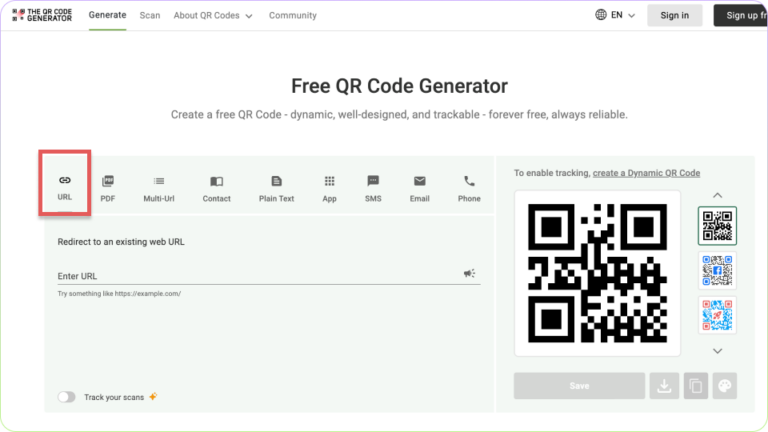 Free Google Form QR Code Generator