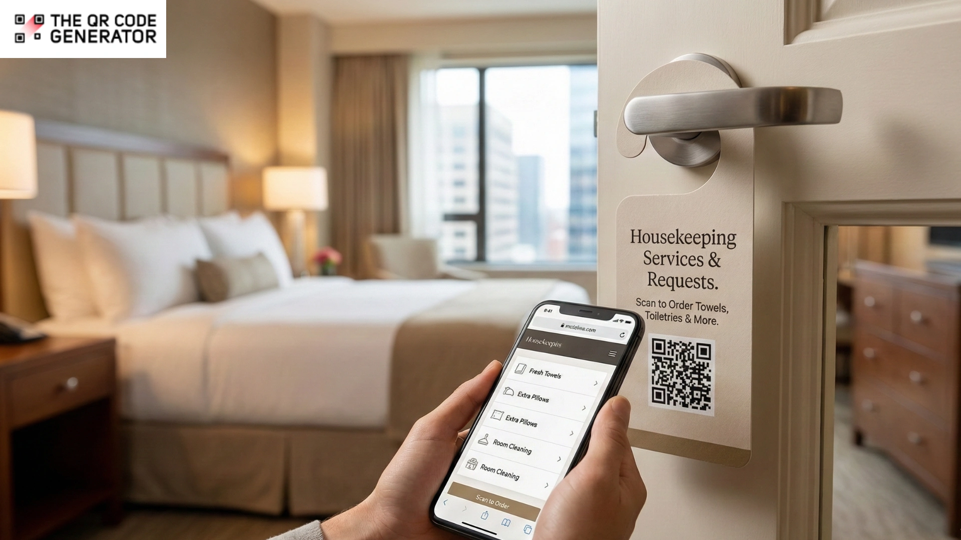 Wie Hotels QR-Codes für den Reinigungsservice nutzen